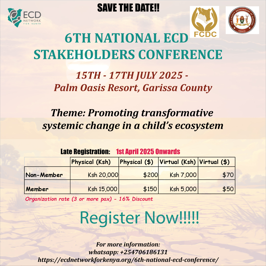 6th National ECD Conference - ECD Network for Kenya
